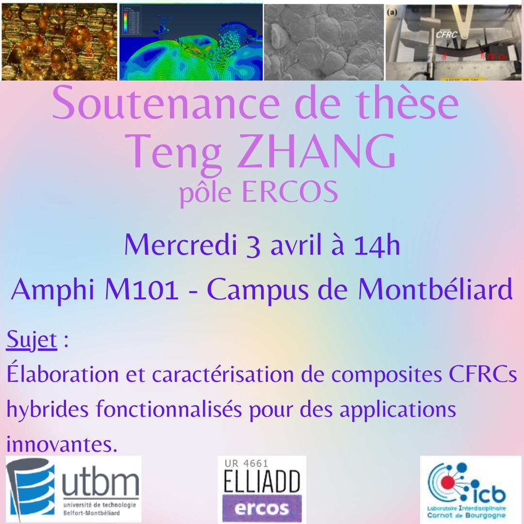 Soutenance de thèse Teng ZHANG | elliadd-ercos